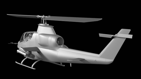 Bell Ah-1s Mod - Cobra Attack Helicopter 3D - TurboSquid 1757020
