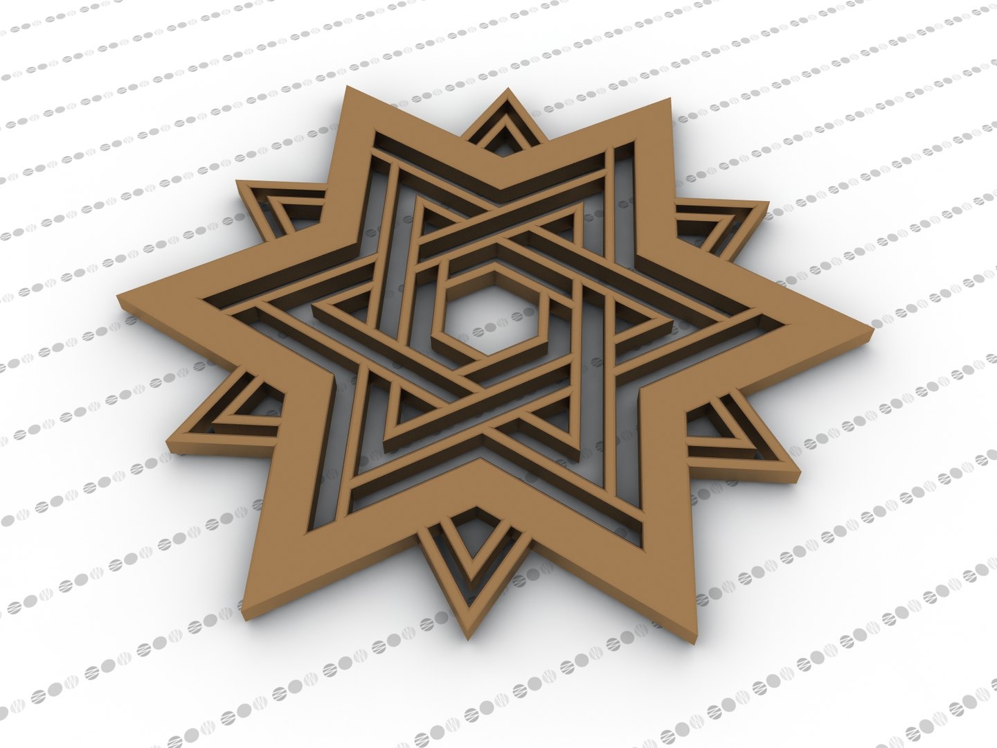 Star David 3D Model - TurboSquid 1430224