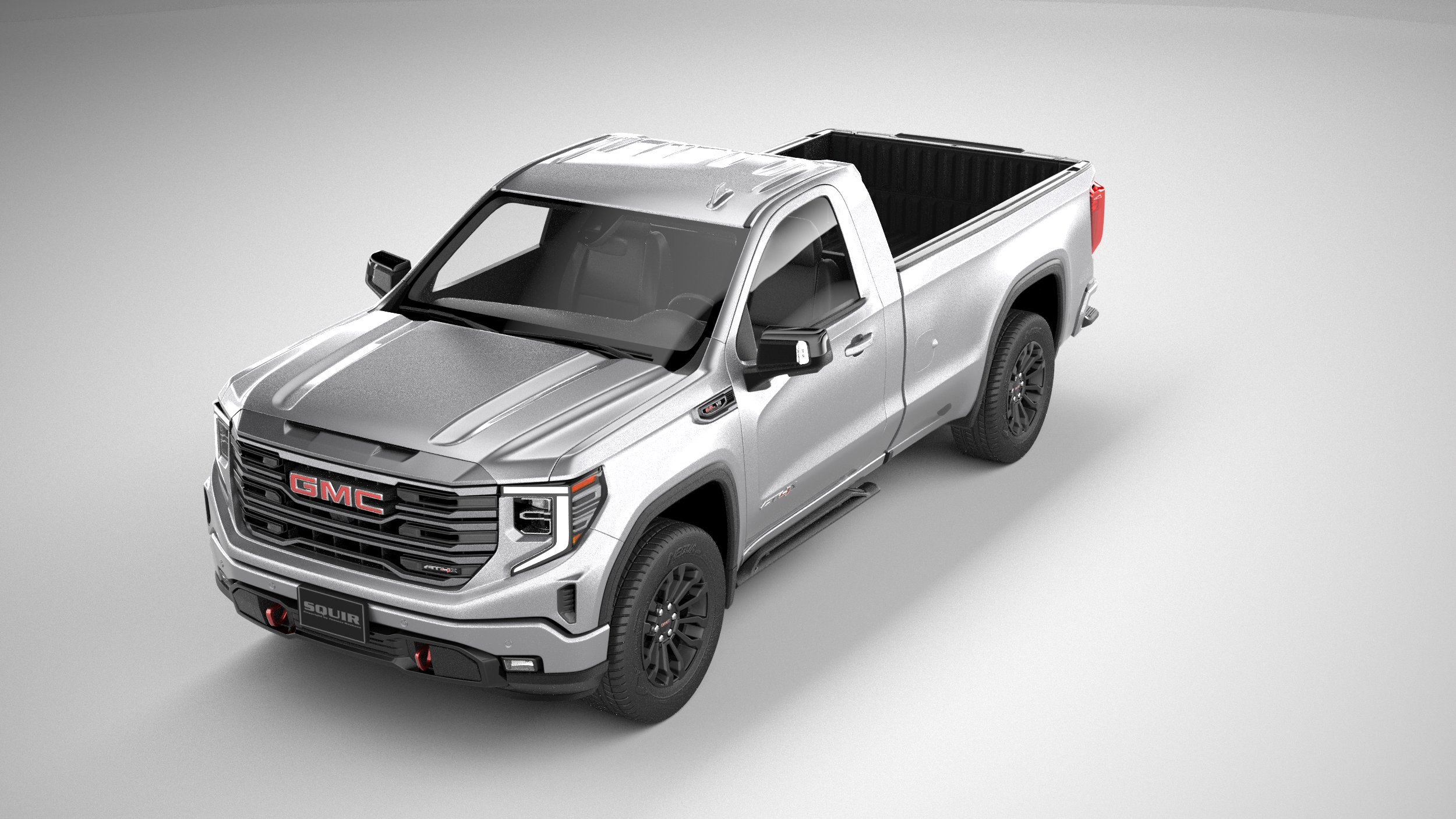 modelo 3d GMC Sierra AT4X cabina regular 2022 - TurboSquid 1845204