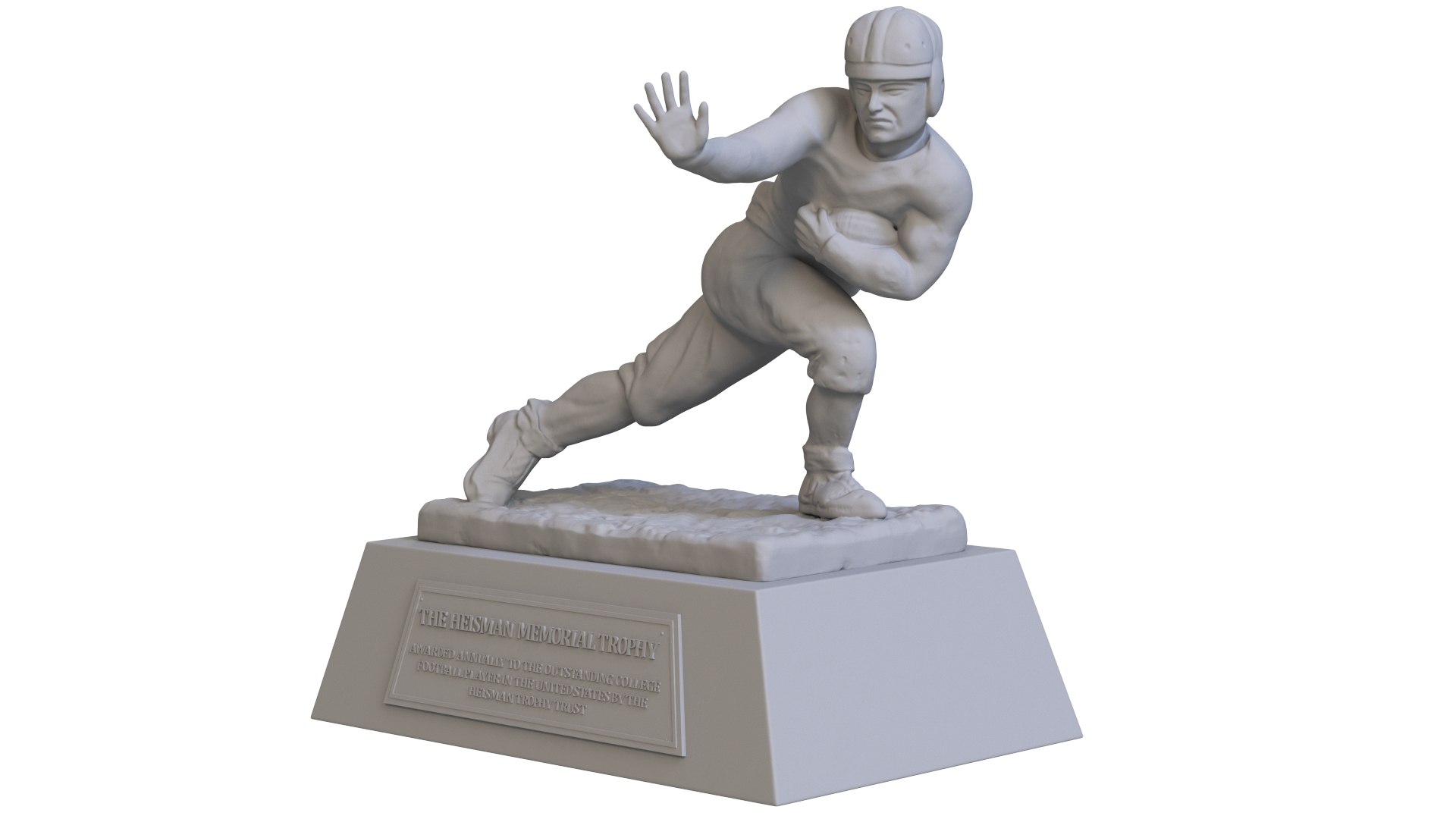 3D Heisman Memorial Trophy 3D Print Model - TurboSquid 2129062