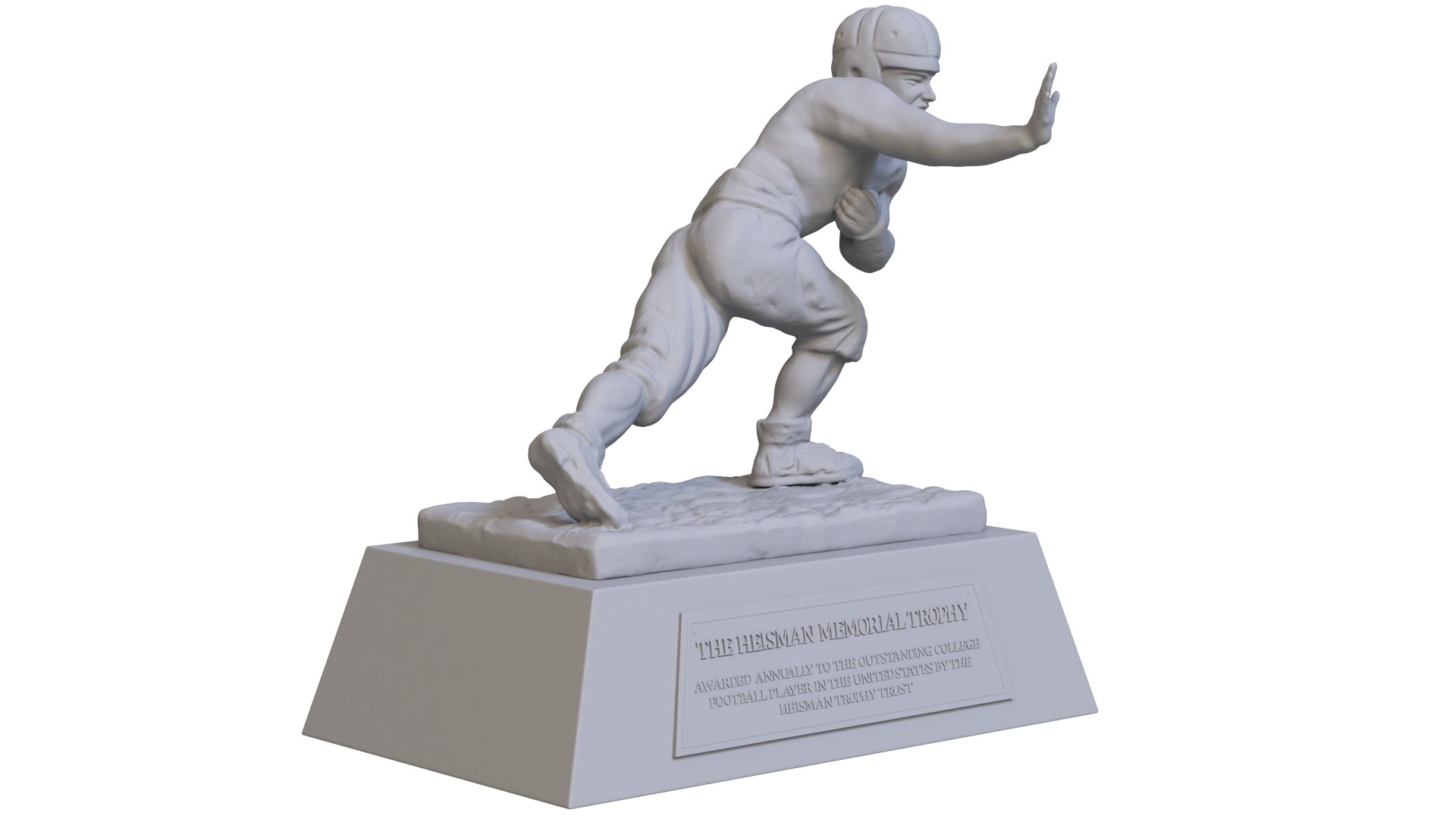 3D Heisman Memorial Trophy 3D Print Model - TurboSquid 2129062