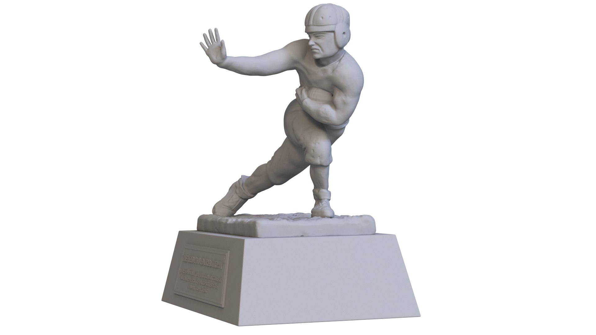 3D Heisman Memorial Trophy 3D Print Model - TurboSquid 2129062