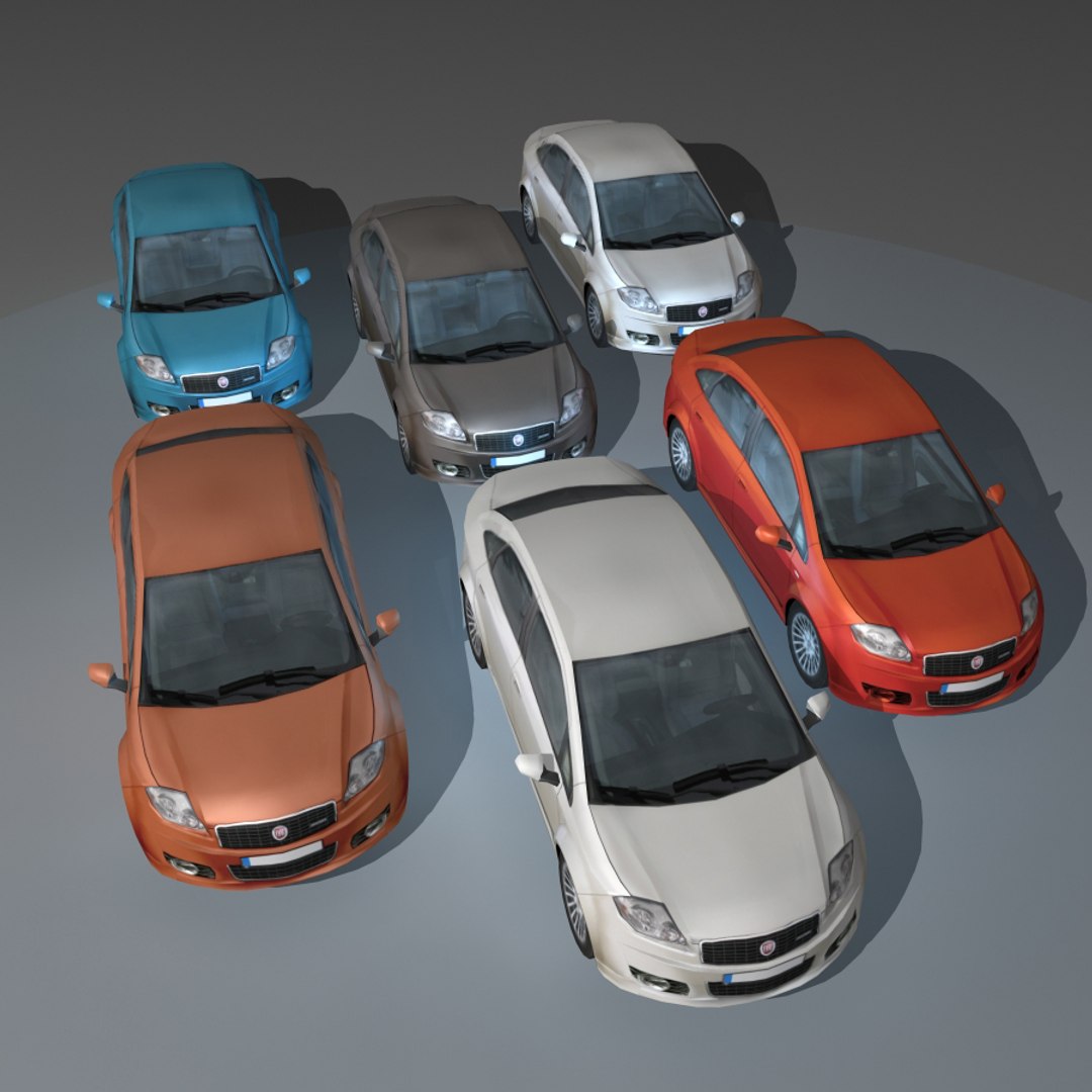 Car Wheel 6 Color 3ds