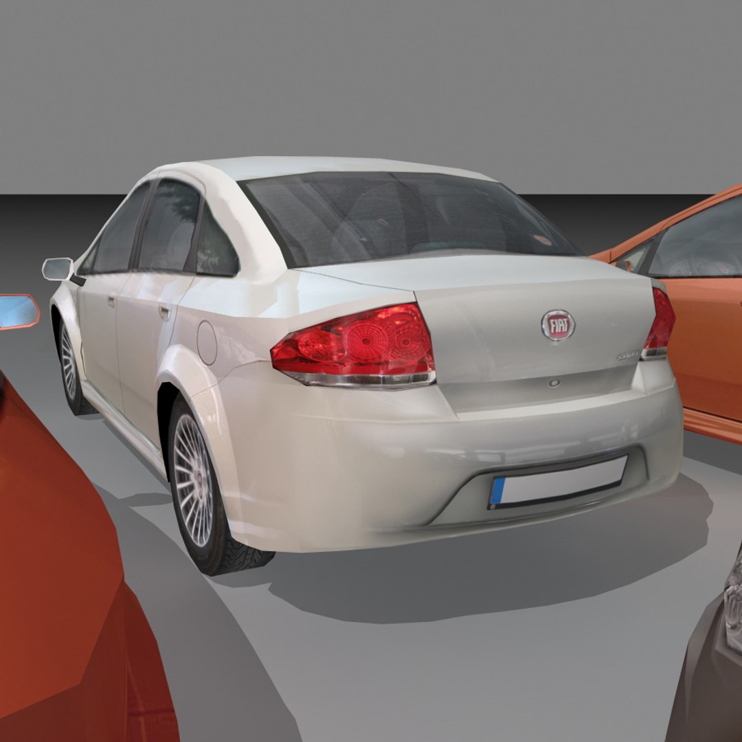 Car Wheel 6 Color 3ds