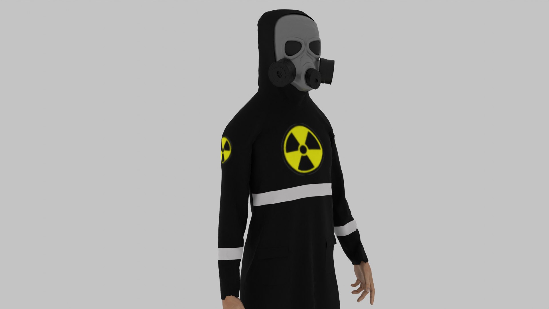 3D Radioactive Suit Costume Man model - TurboSquid 1971610
