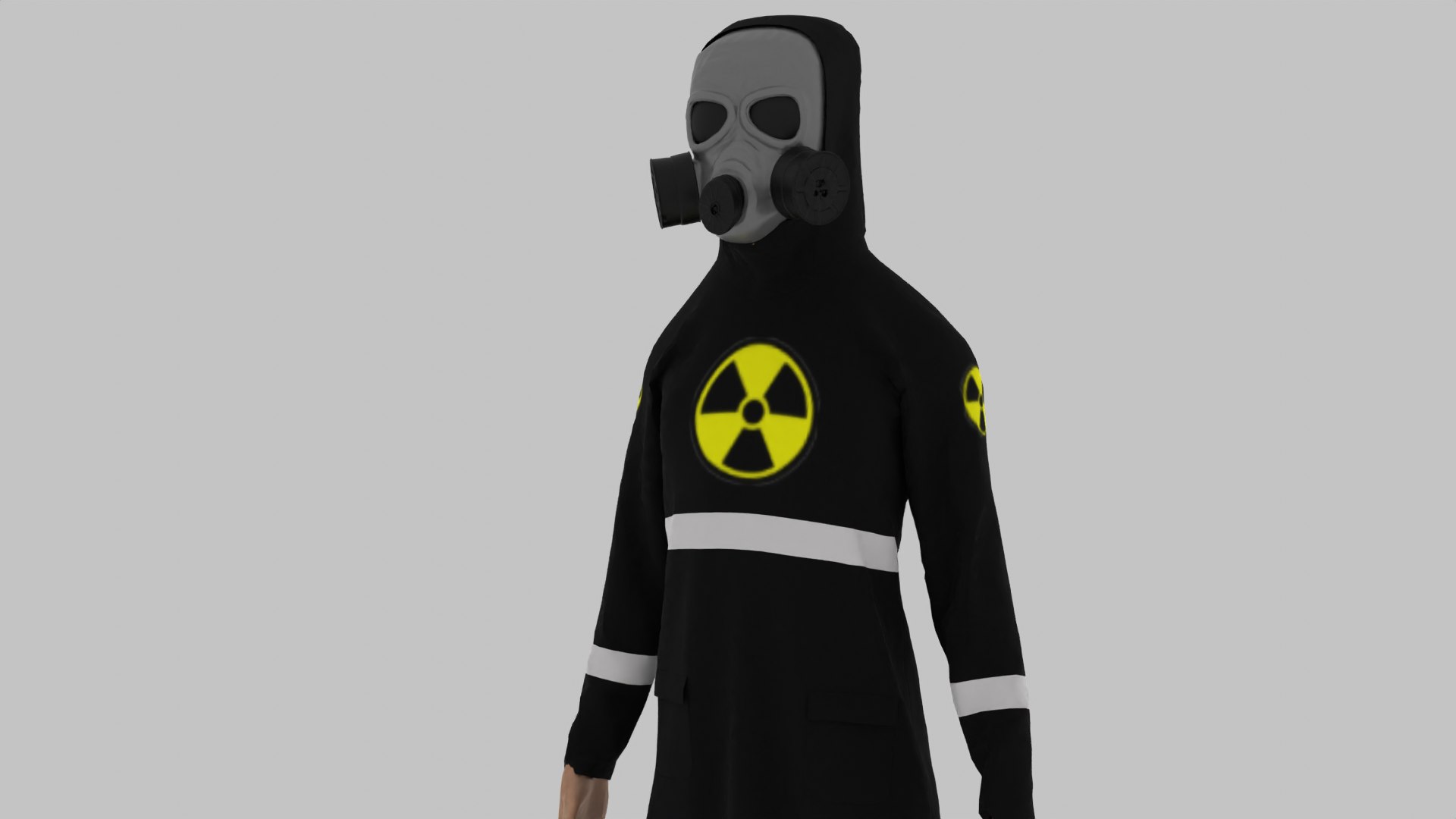 3D Radioactive Suit Costume Man model - TurboSquid 1971610