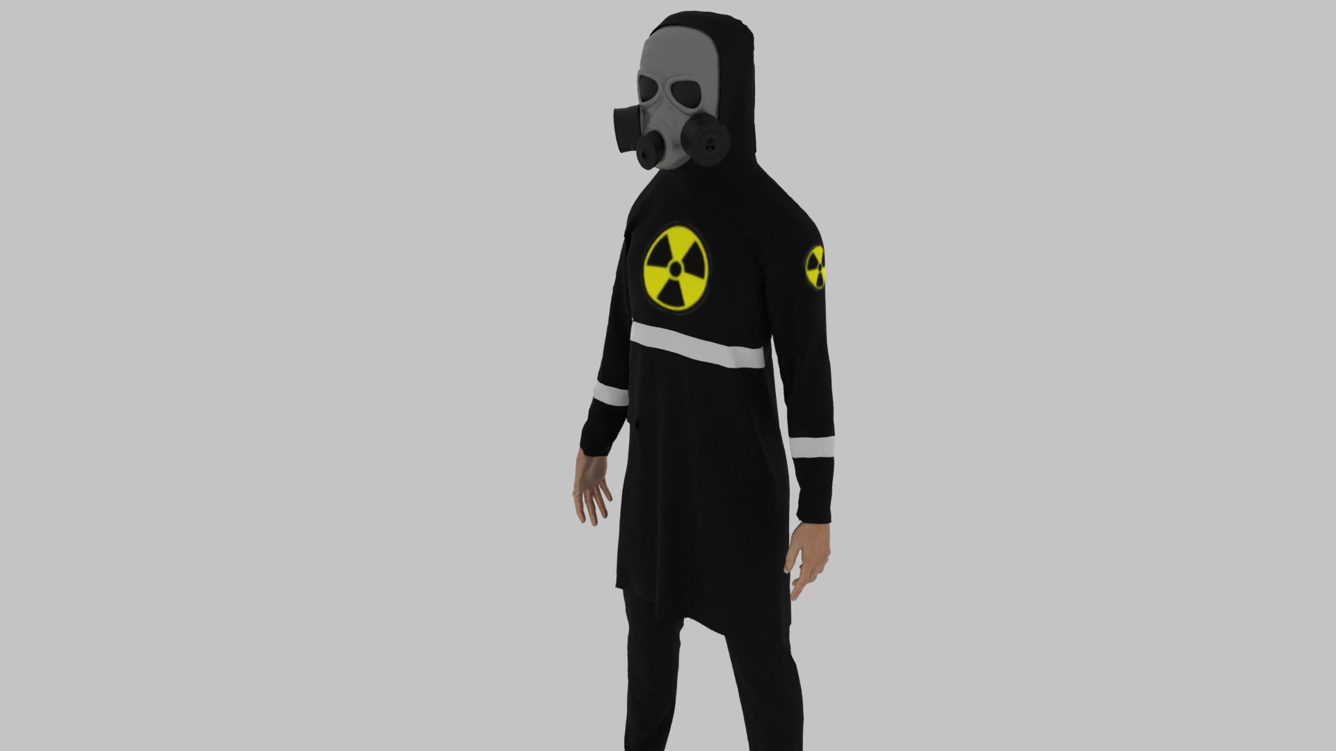 3D Radioactive Suit Costume Man model - TurboSquid 1971610