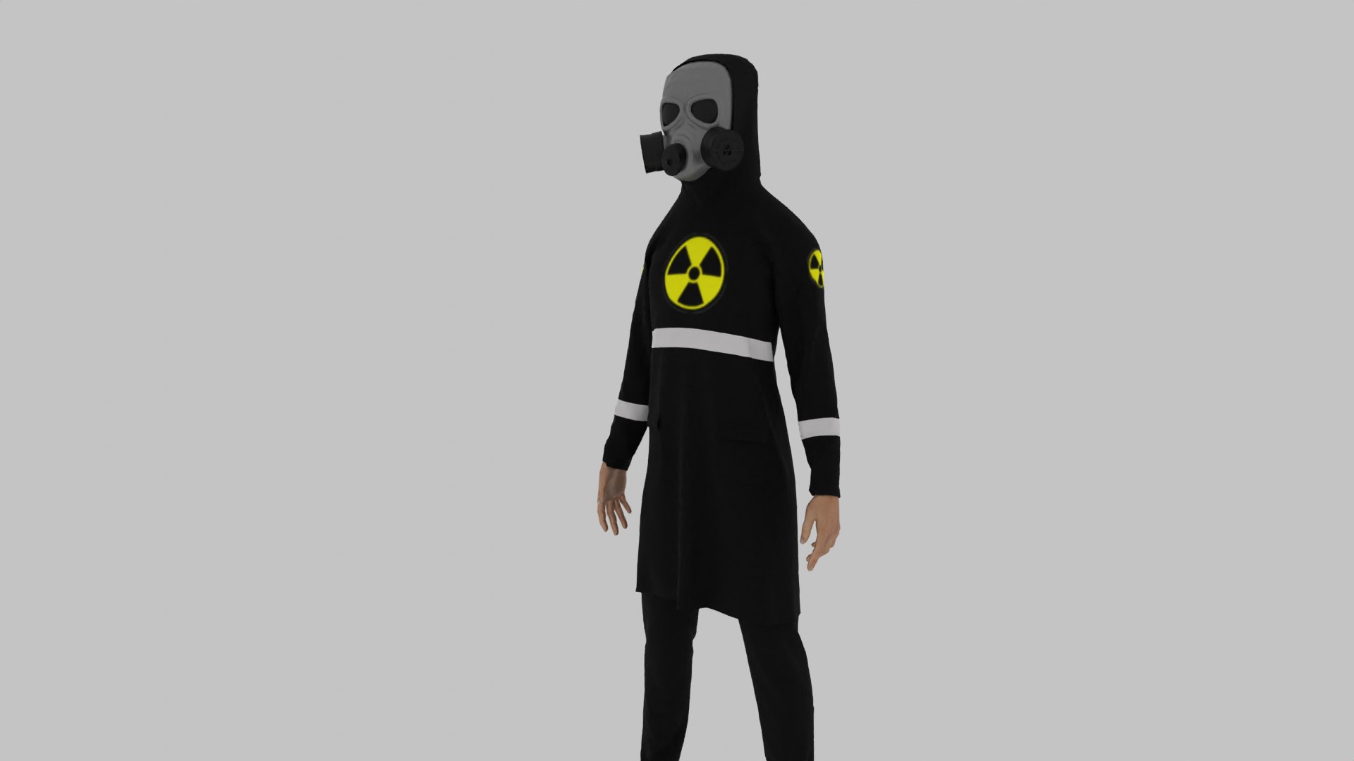 3D Radioactive Suit Costume Man model - TurboSquid 1971610