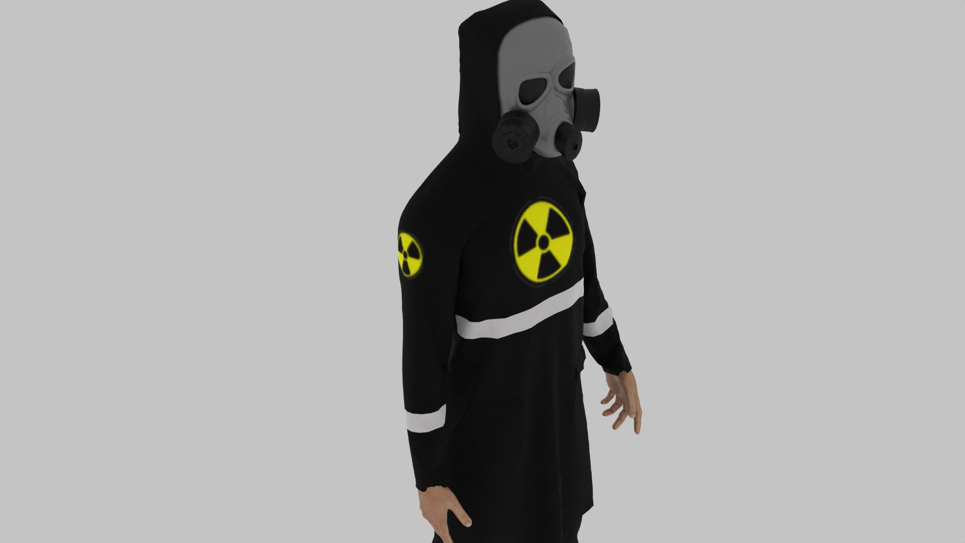 3D Radioactive Suit Costume Man model - TurboSquid 1971610