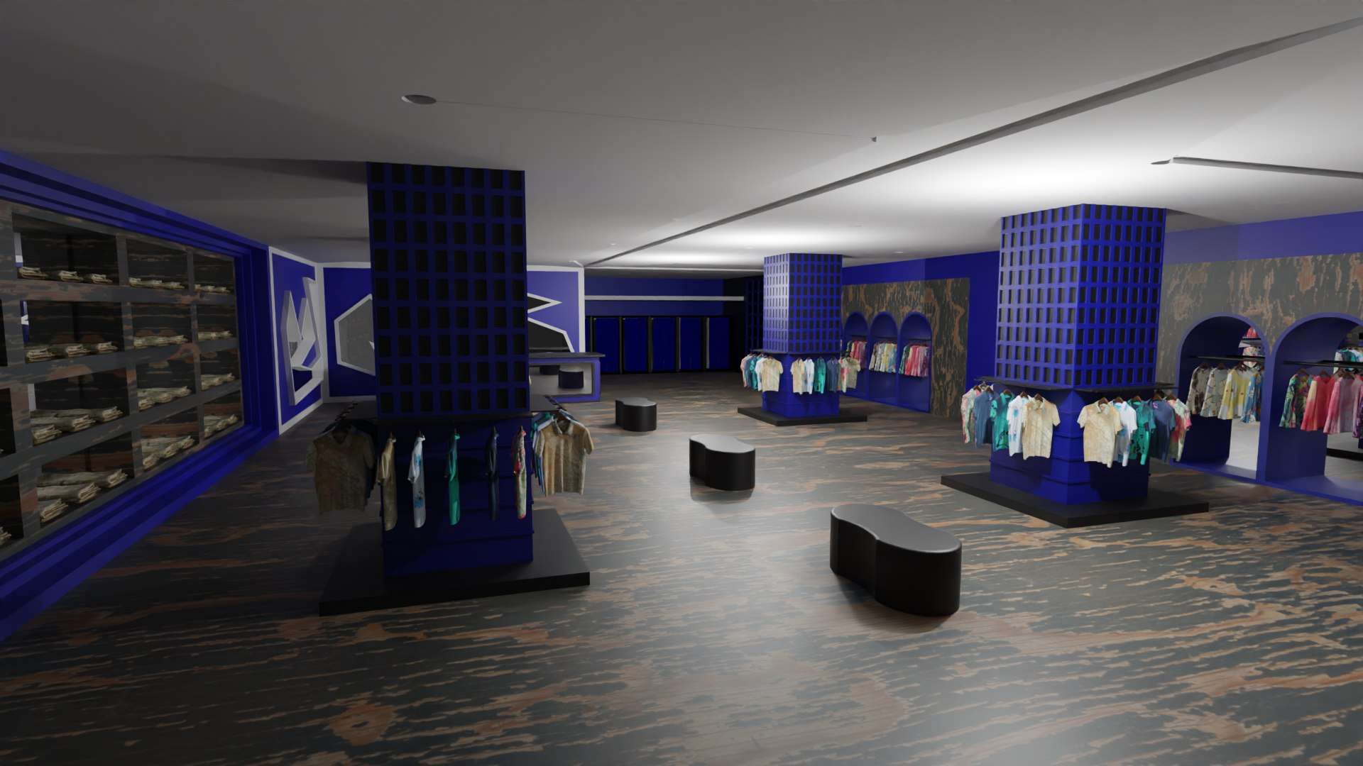 3D Clothing Store Interior Model - TurboSquid 2157414