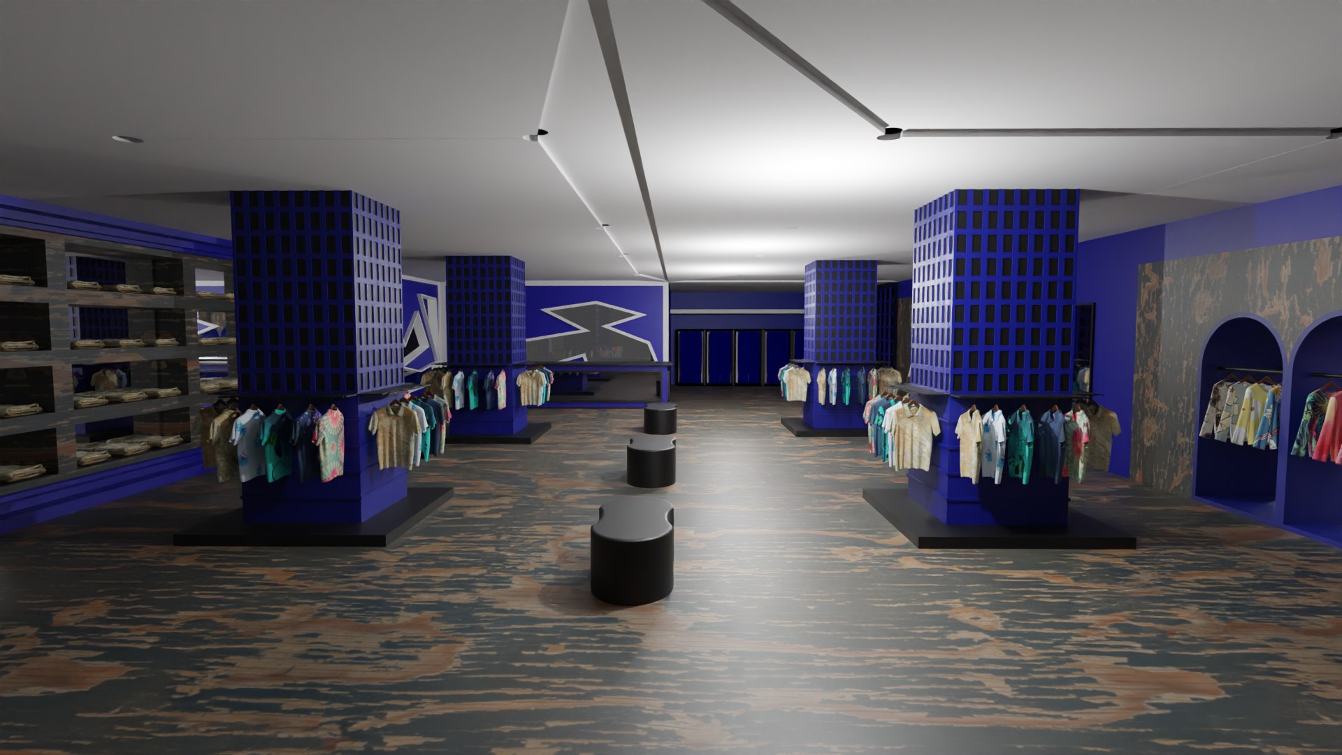 3D Clothing Store Interior Model - TurboSquid 2157414