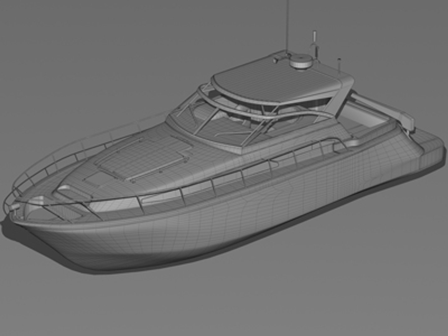 Chris Craft Launch Boat 3d Model