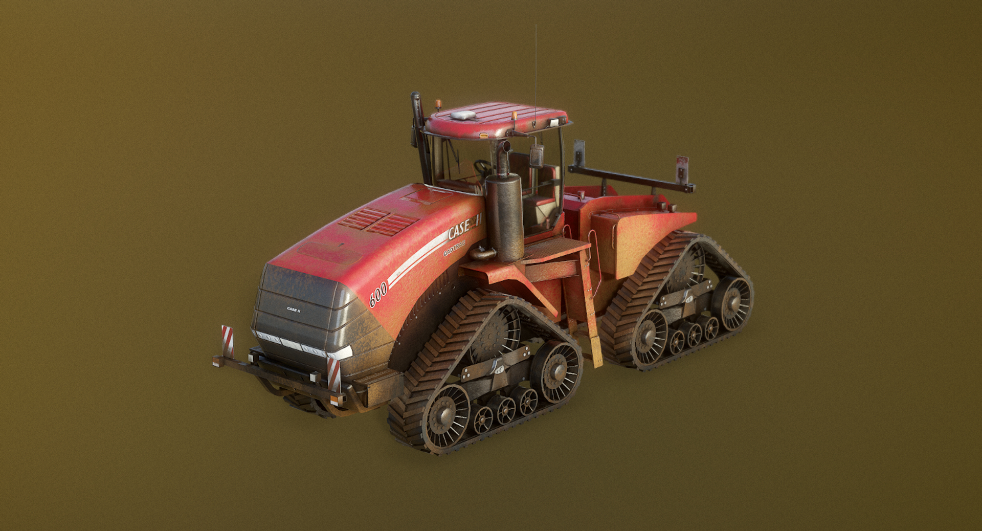 3D Quadtrac 600 Tractor - TurboSquid 1158937