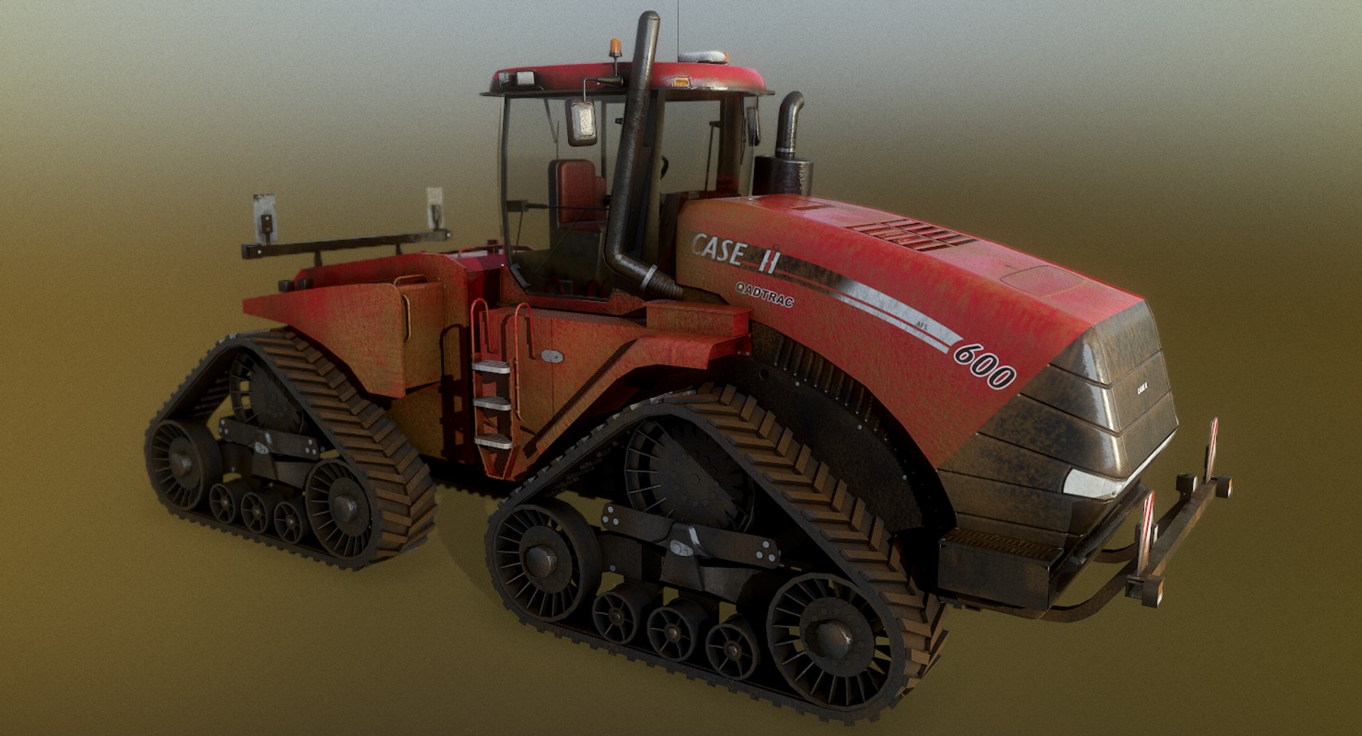 3D Quadtrac 600 Tractor - TurboSquid 1158937