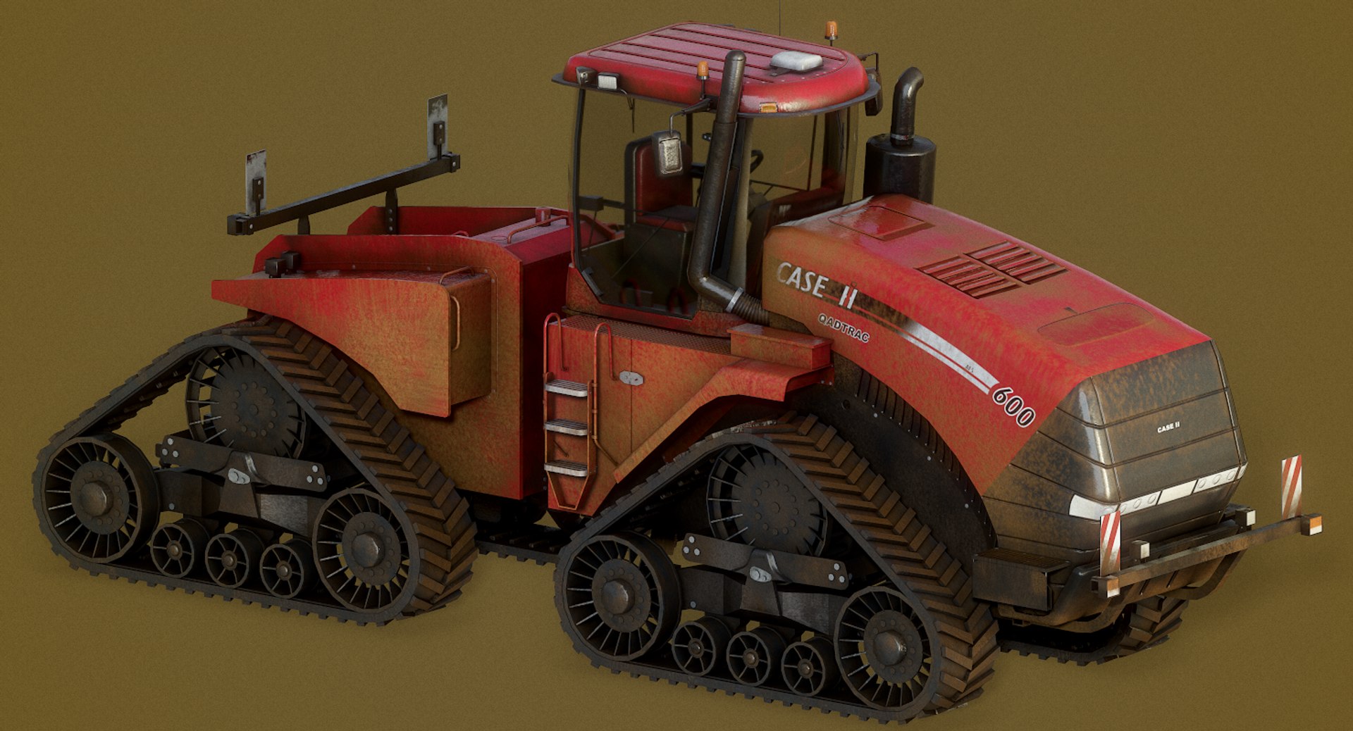 3D Quadtrac 600 Tractor - TurboSquid 1158937