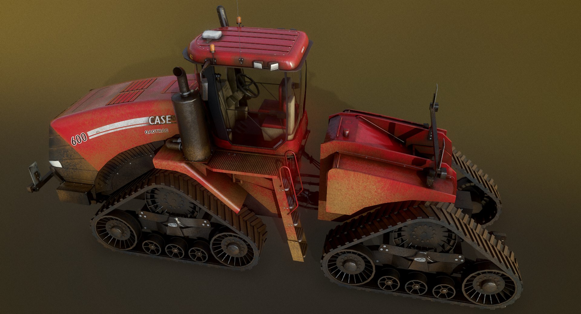 3D Quadtrac 600 Tractor - TurboSquid 1158937