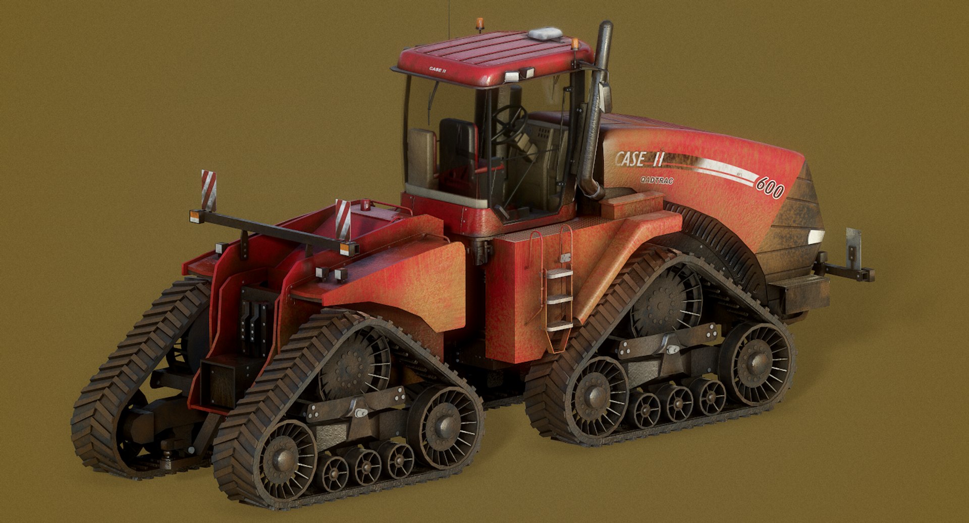 3D Quadtrac 600 Tractor - TurboSquid 1158937