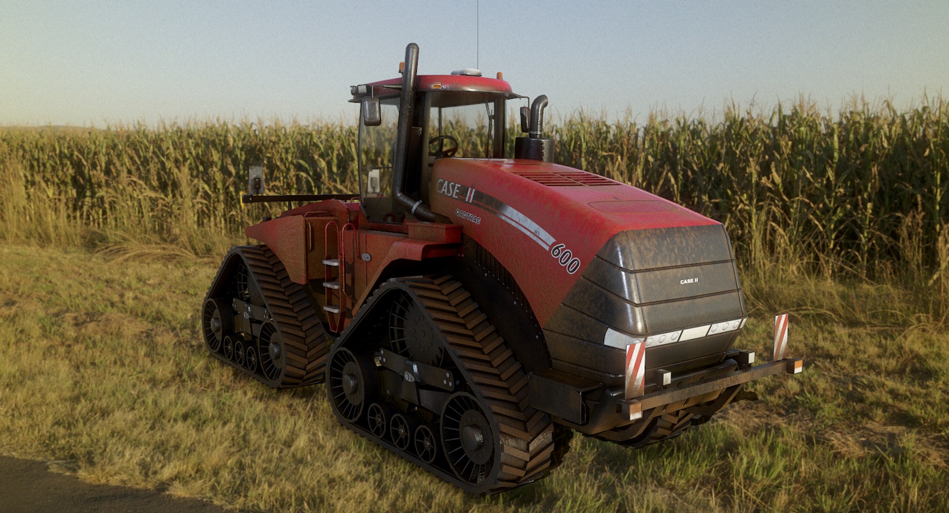 3D Quadtrac 600 Tractor - TurboSquid 1158937
