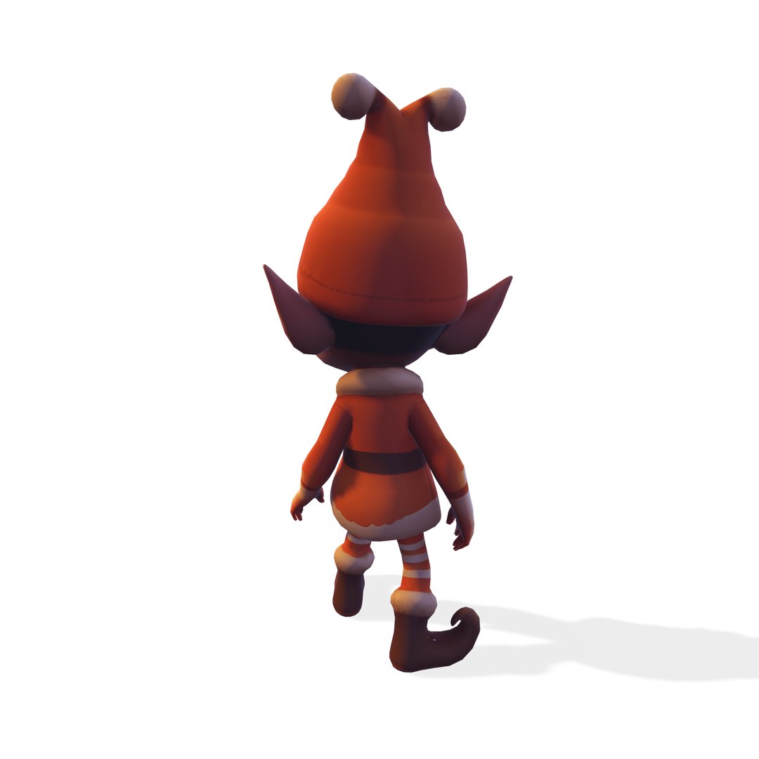 Pumpkin Elf The Autumns Cute Worker 3D Model - TurboSquid 2323941