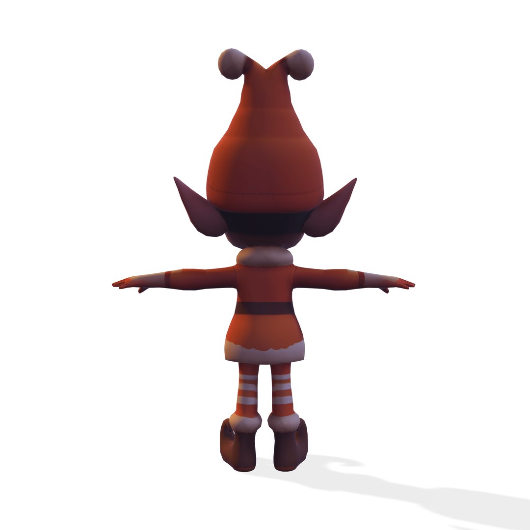 Pumpkin Elf The Autumns Cute Worker 3D Model - TurboSquid 2323941