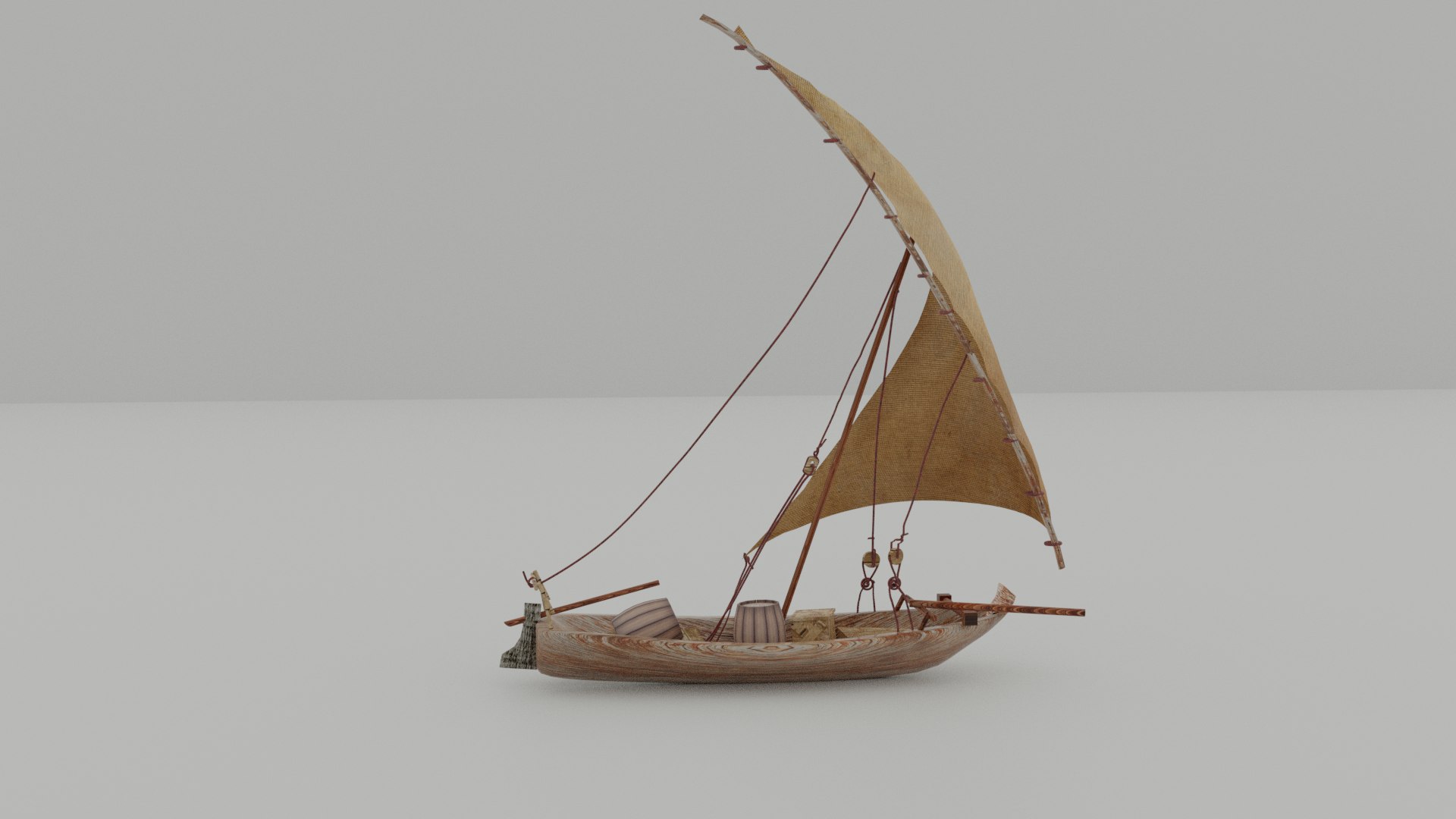 3D zanzibar dhow model - TurboSquid 1744854