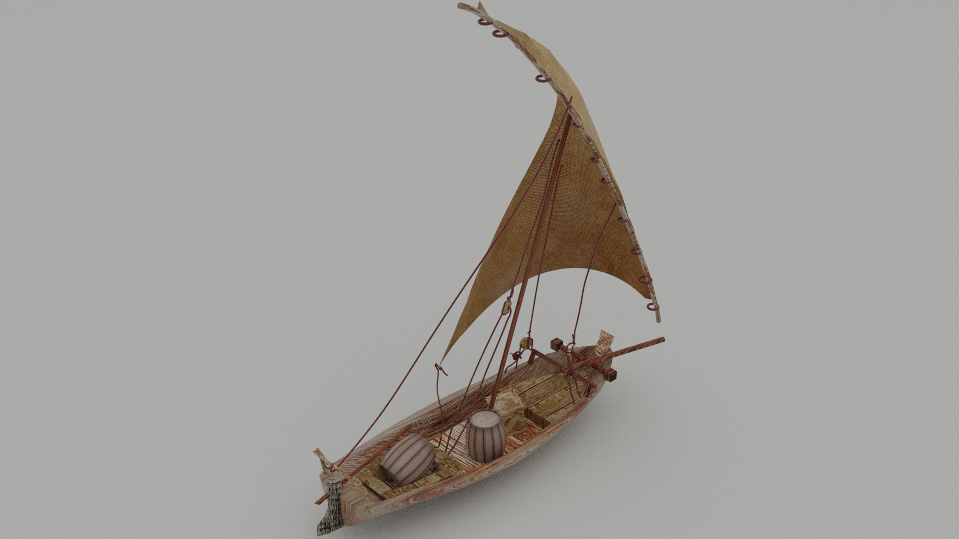 3D zanzibar dhow model - TurboSquid 1744854