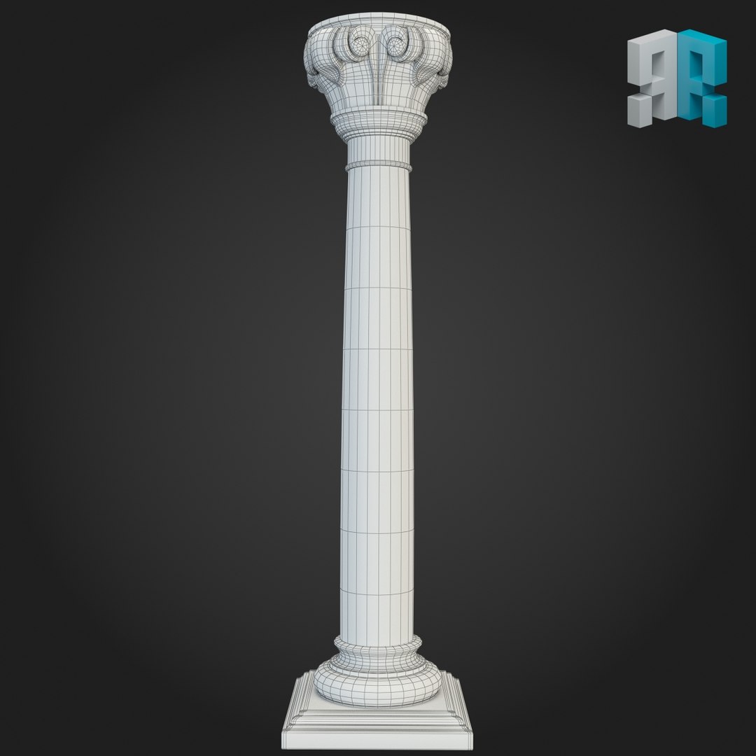 3d Model Of Column