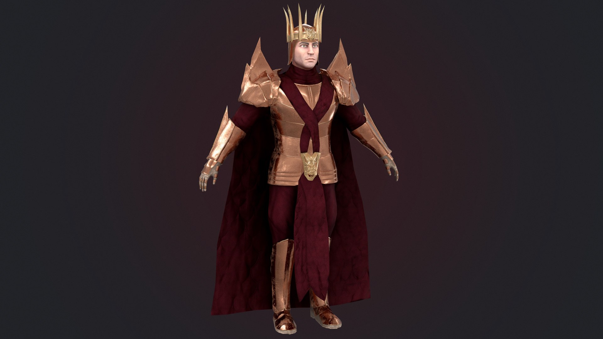 Dragon King Game Ready PBR 3D Model - TurboSquid 1765351