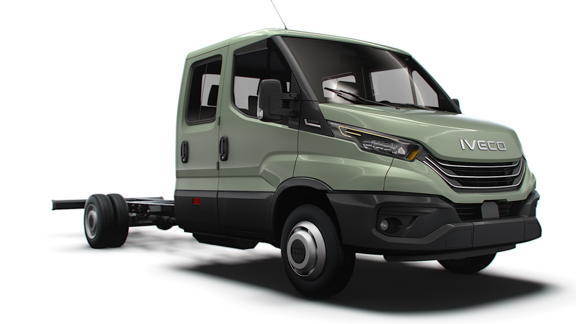 Iveco Daily Crew Cab L5 Chassis 2024 3D model - TurboSquid 2167863
