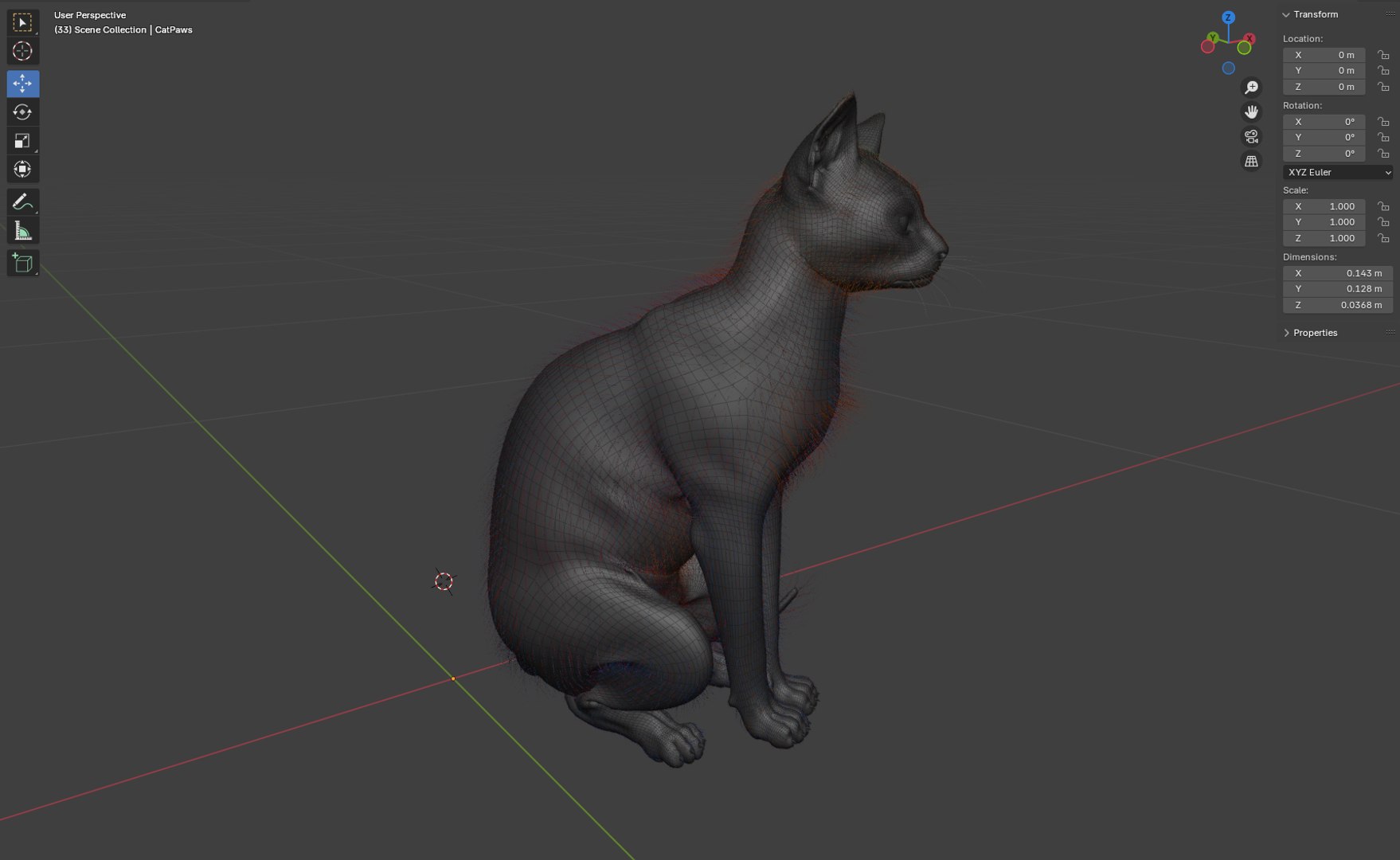 Cat Rigged 3D Model - TurboSquid 2357418