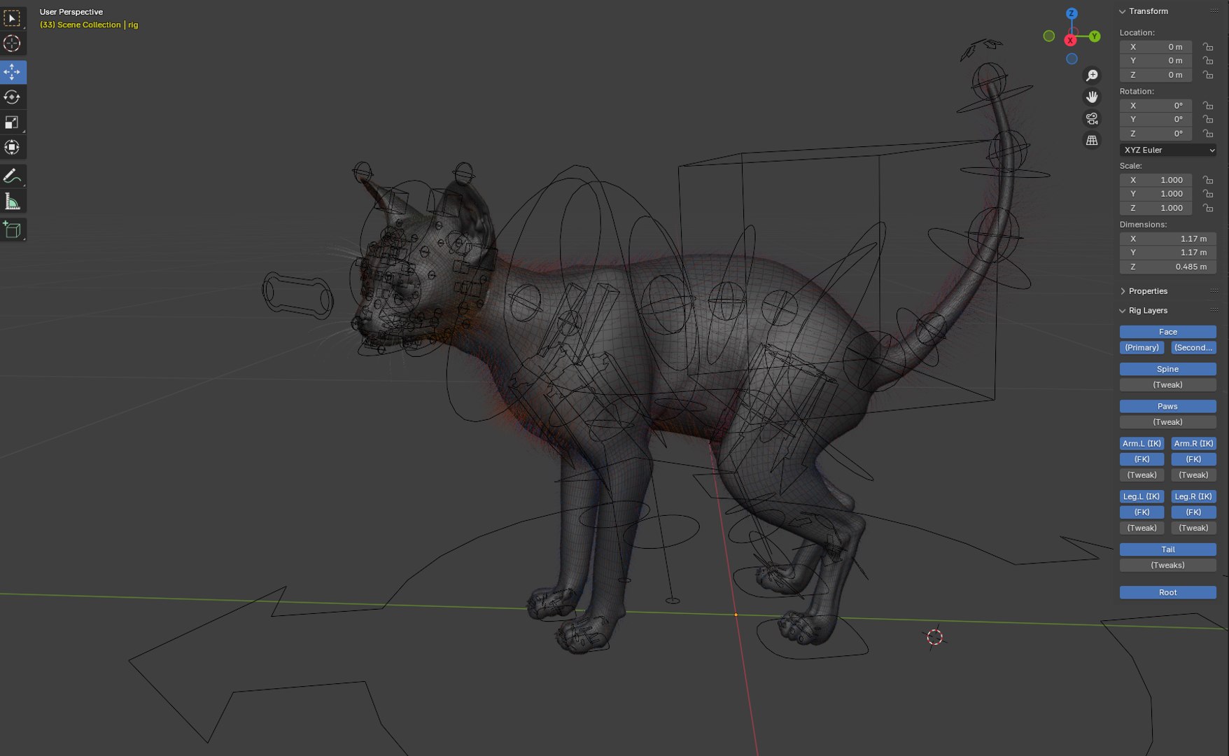 Cat Rigged 3D Model - TurboSquid 2357418