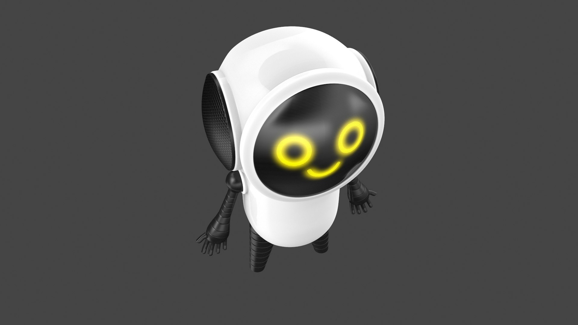 3D Cute Robot Model - TurboSquid 2044986