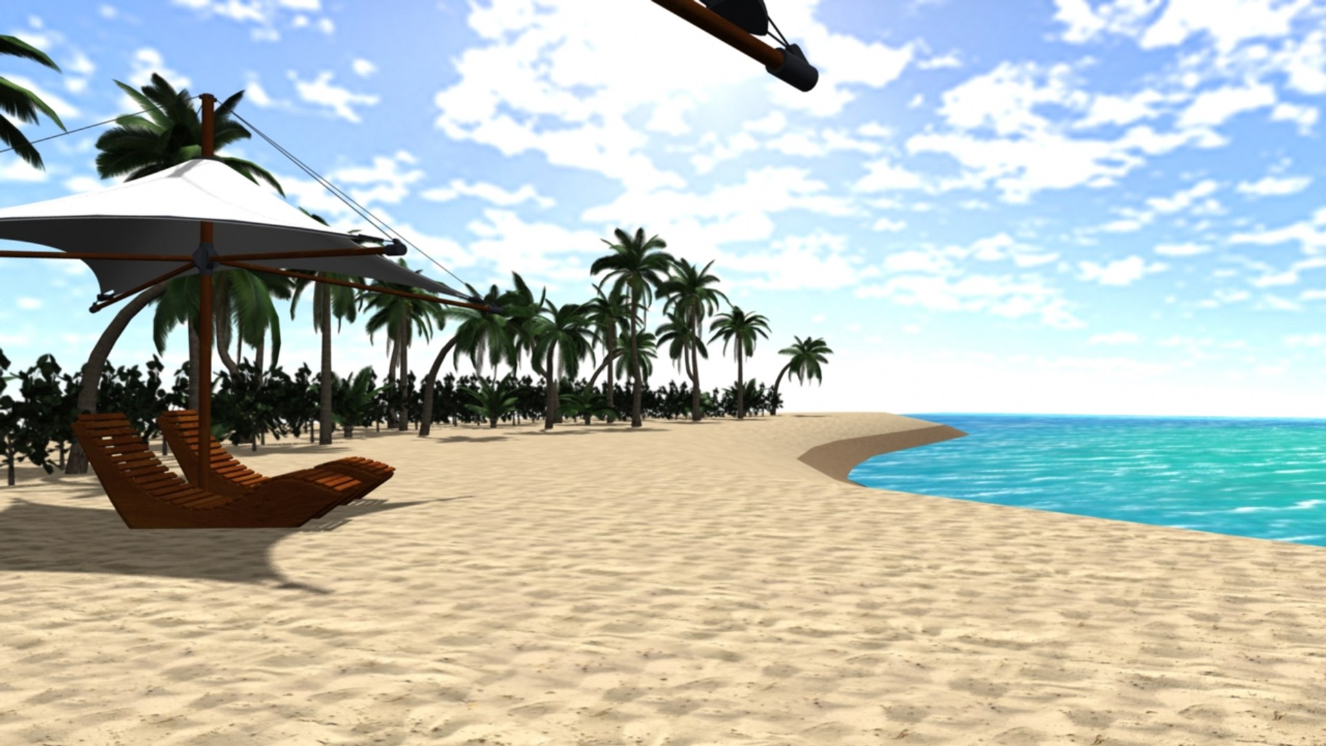 3D Beach Environment - TurboSquid 1561281