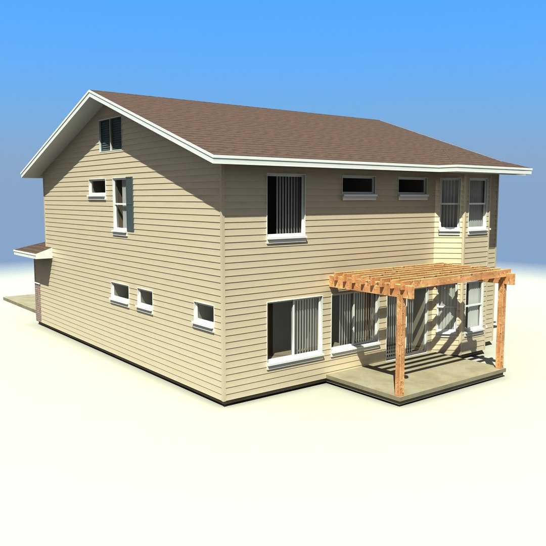House Building 3d Model