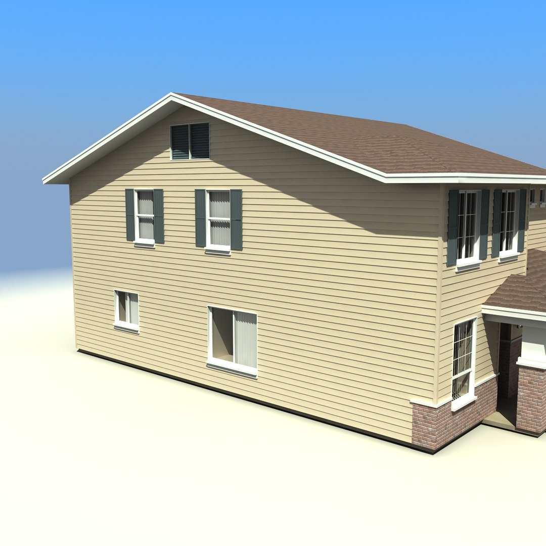 House Building 3d Model