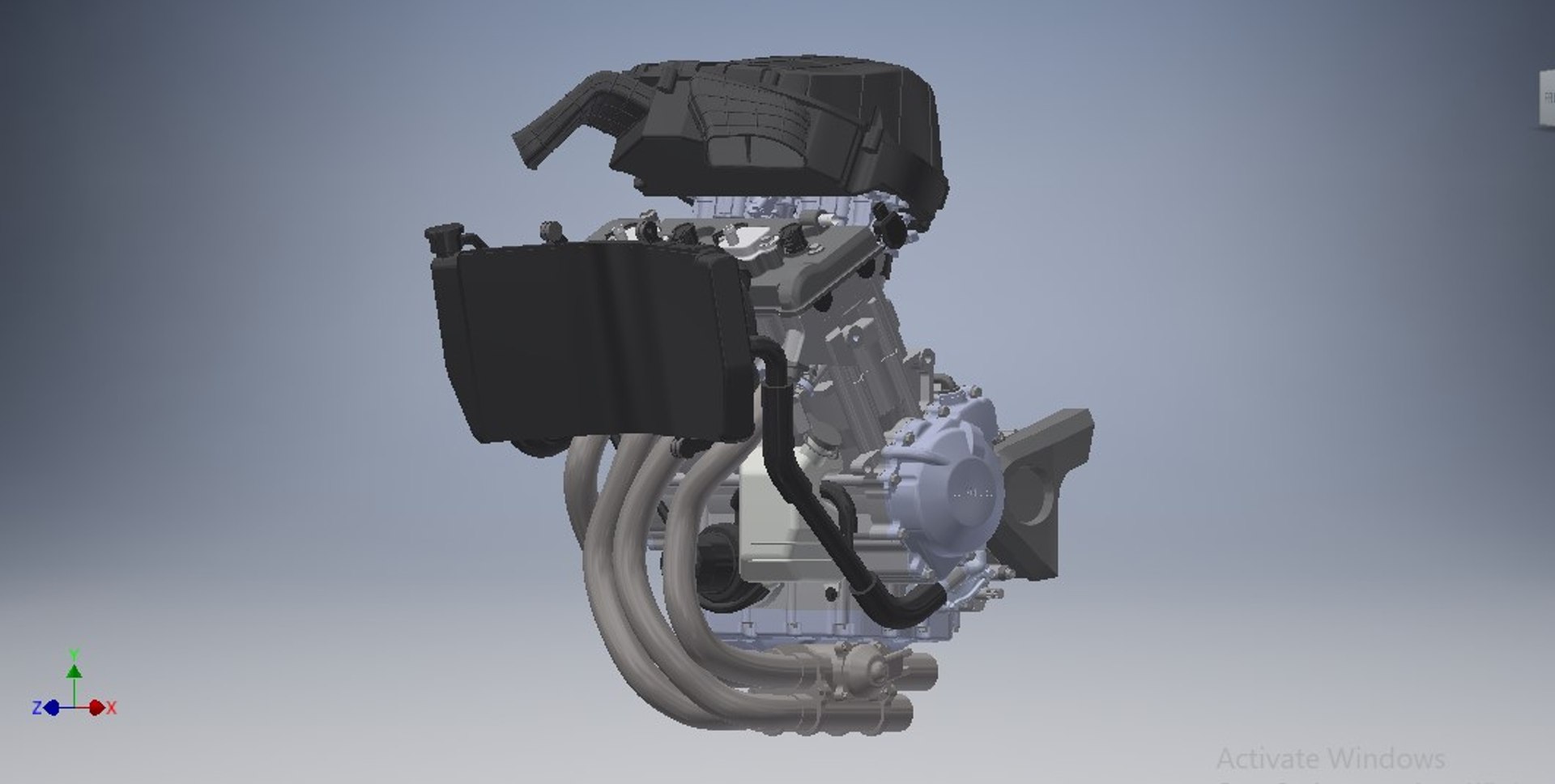 2003 Honda Cbr954rr Engine Model - TurboSquid 1660738
