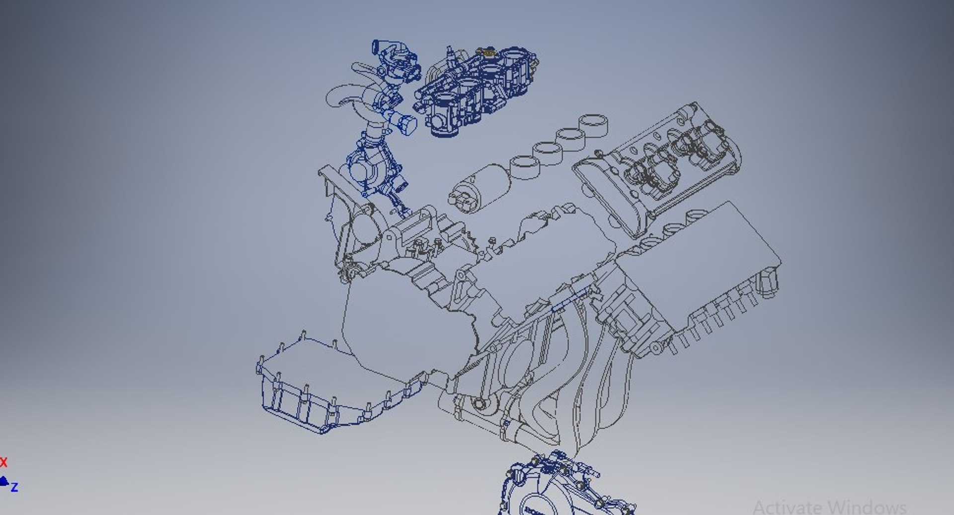 2003 Honda Cbr954rr Engine Model - TurboSquid 1660738