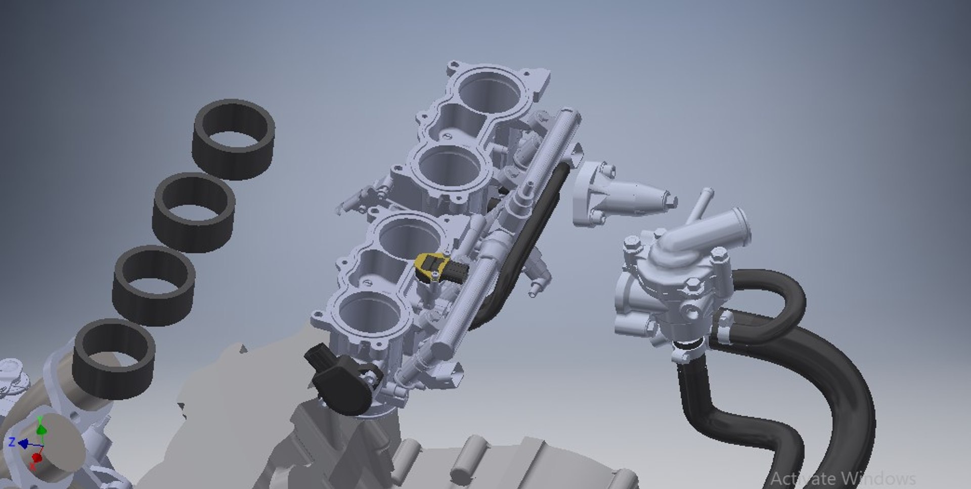 2003 Honda Cbr954rr Engine Model - TurboSquid 1660738