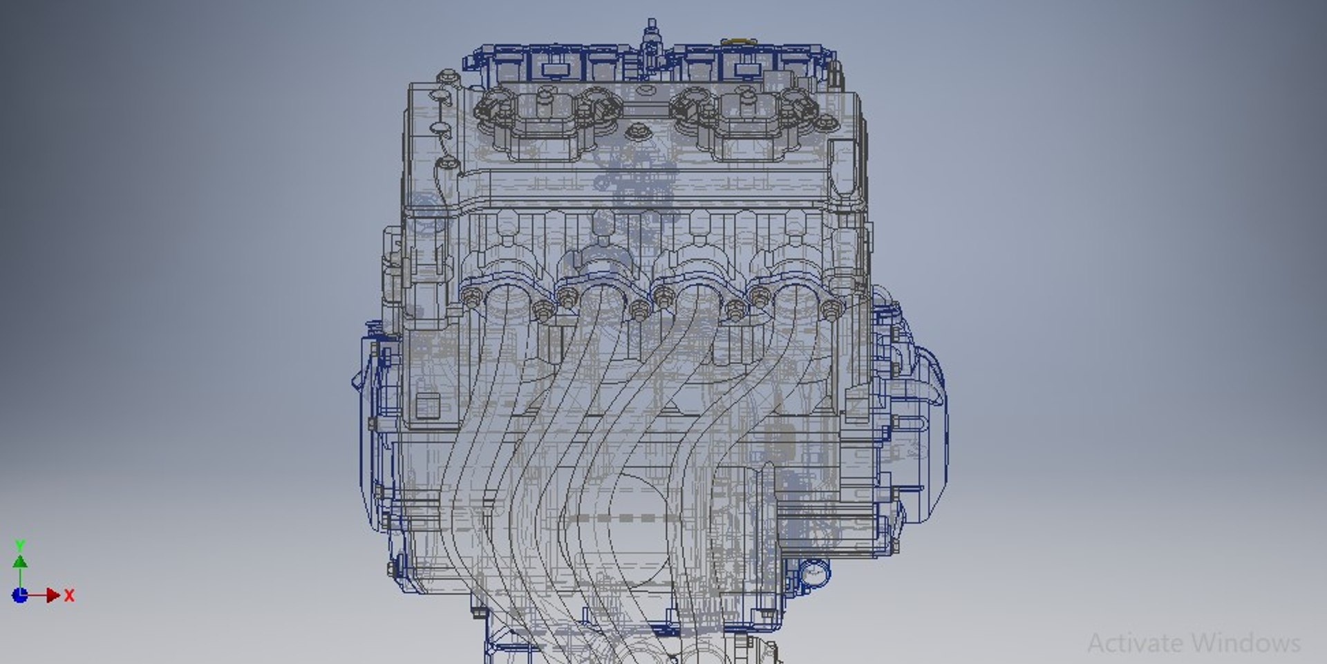 2003 Honda Cbr954rr Engine Model - TurboSquid 1660738