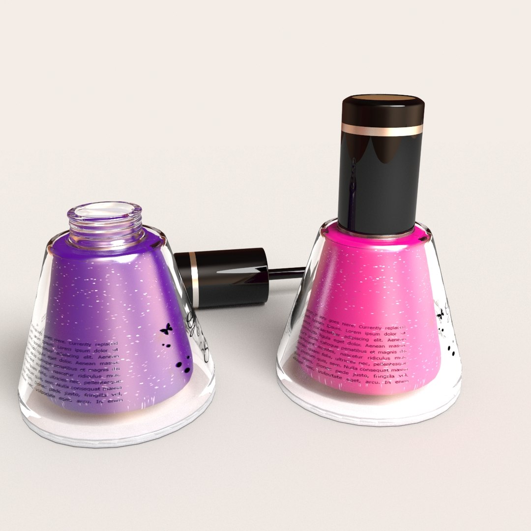 3d Model Hq Nail Polish