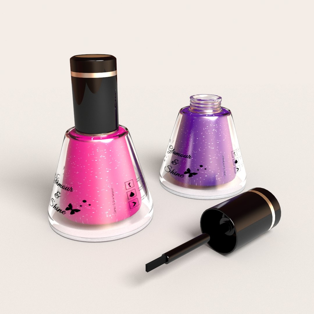3d Model Hq Nail Polish