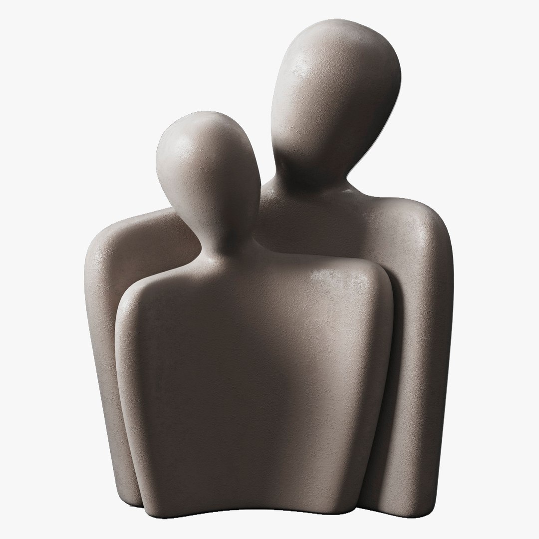 3D model Modem Artipieces Abstract Ceramic Lover Statues - TurboSquid ...