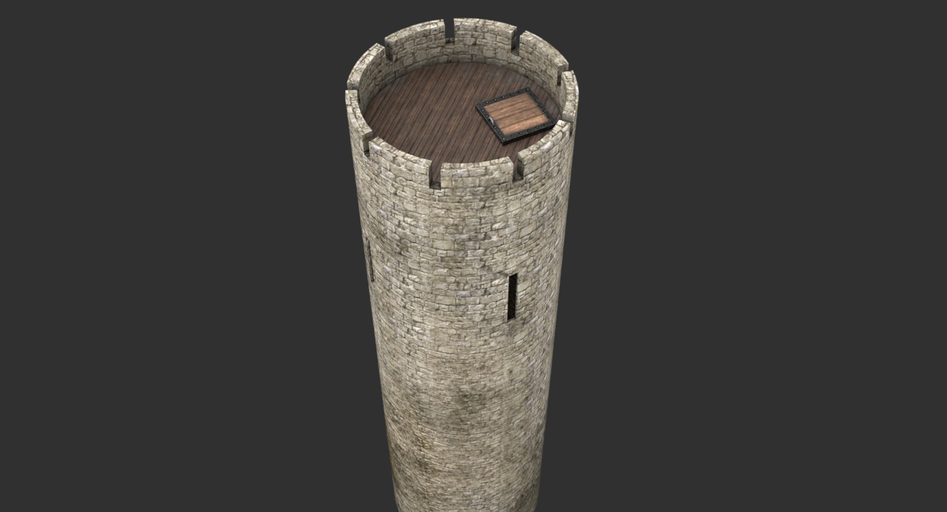3D Blender Tower Medieval Model - TurboSquid 1333681