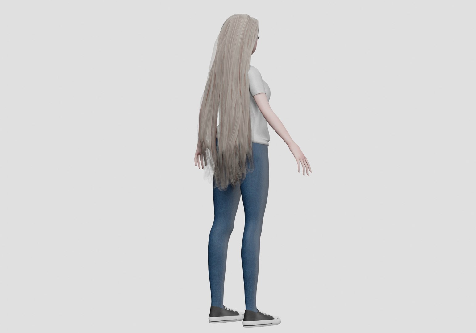 3D Model Basic Anime Girl V33020 - TurboSquid 2271007