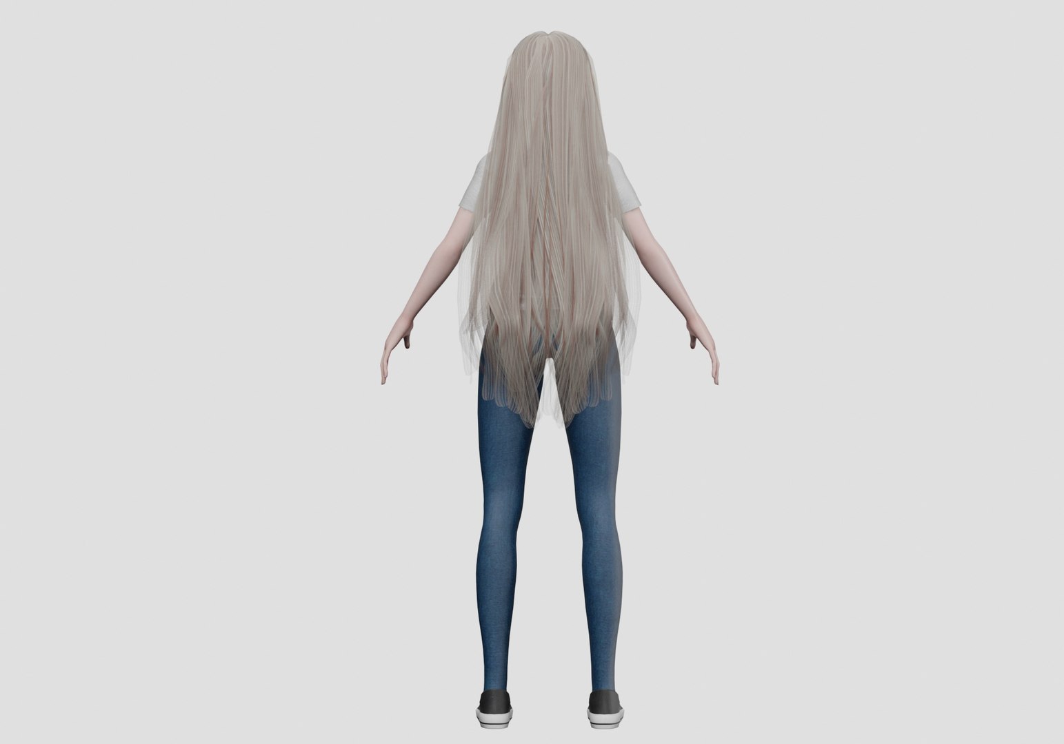 3D Model Basic Anime Girl V33020 - TurboSquid 2271007