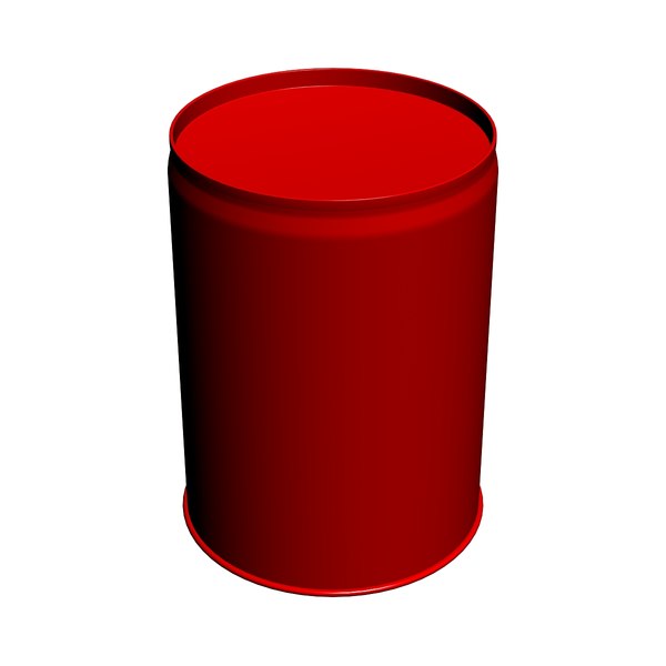 Barril de metal cilíndrico Modelo 3D - TurboSquid 1361298