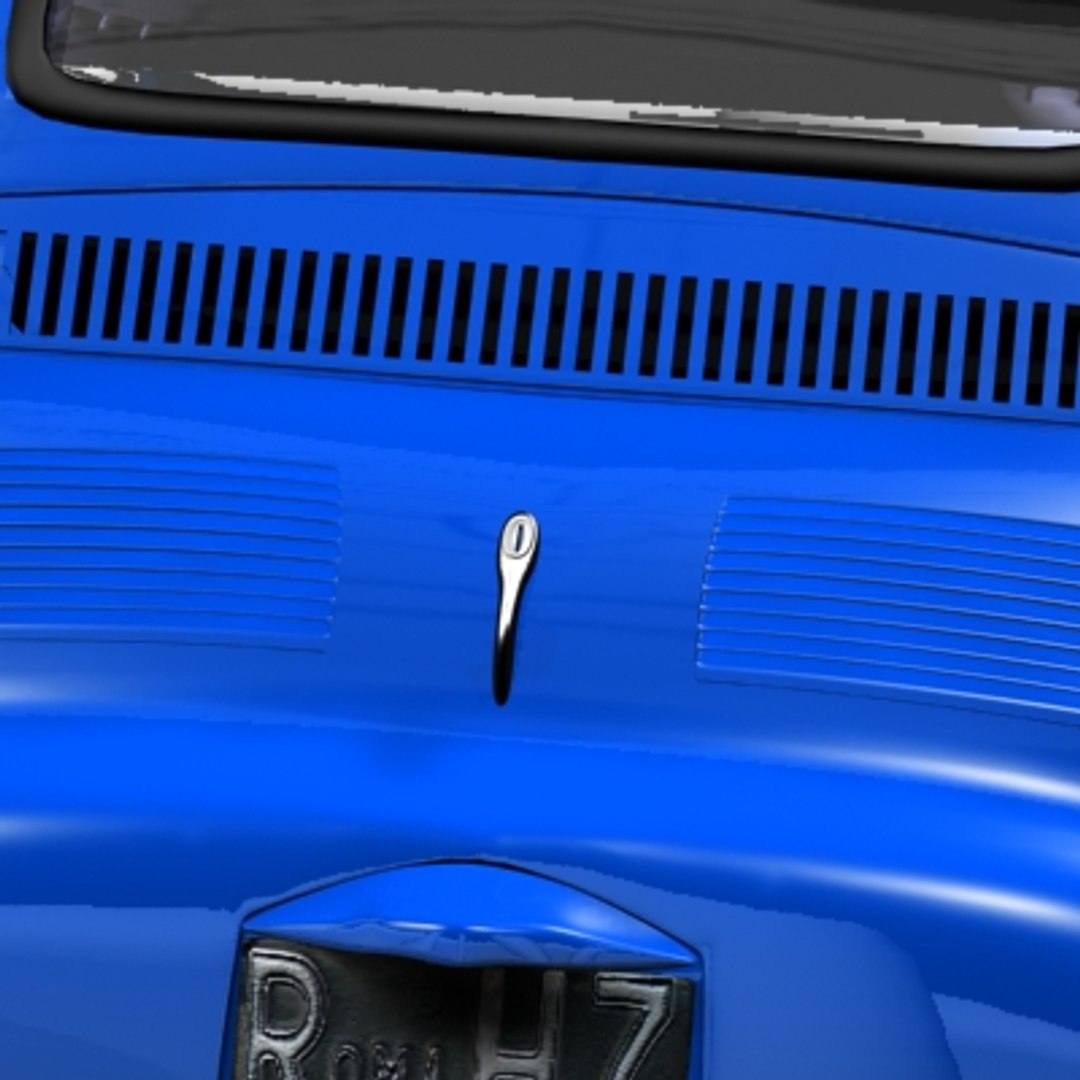 Fiat 500 Classic 3d Max