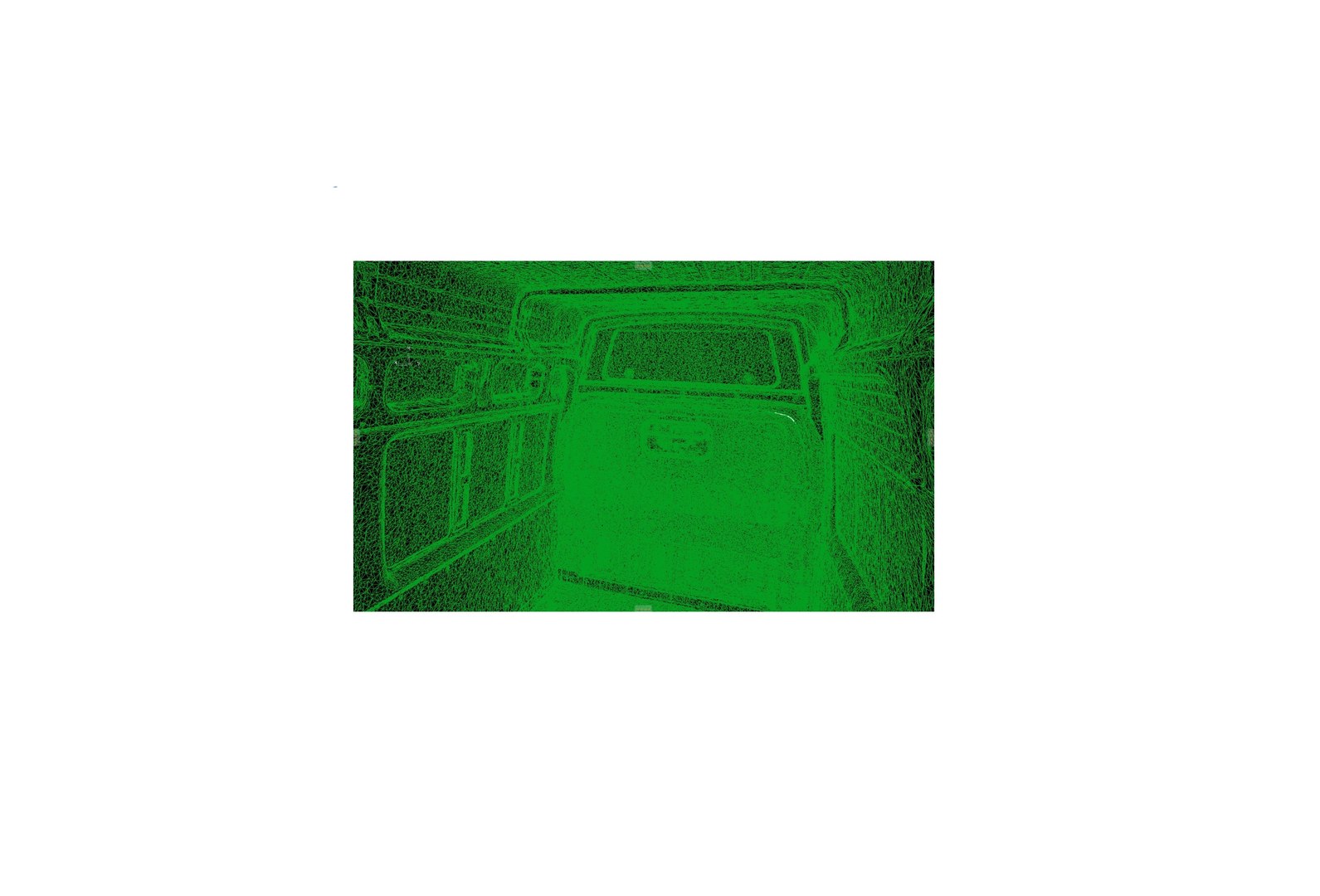 3D Ford Transit Van Mk7 Mark7 MWB Tall Interior Storage Space Scan ...