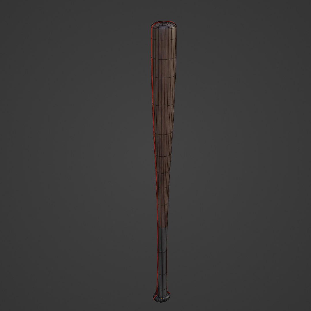 3D Baseball Bat B 02 - TurboSquid 2305809