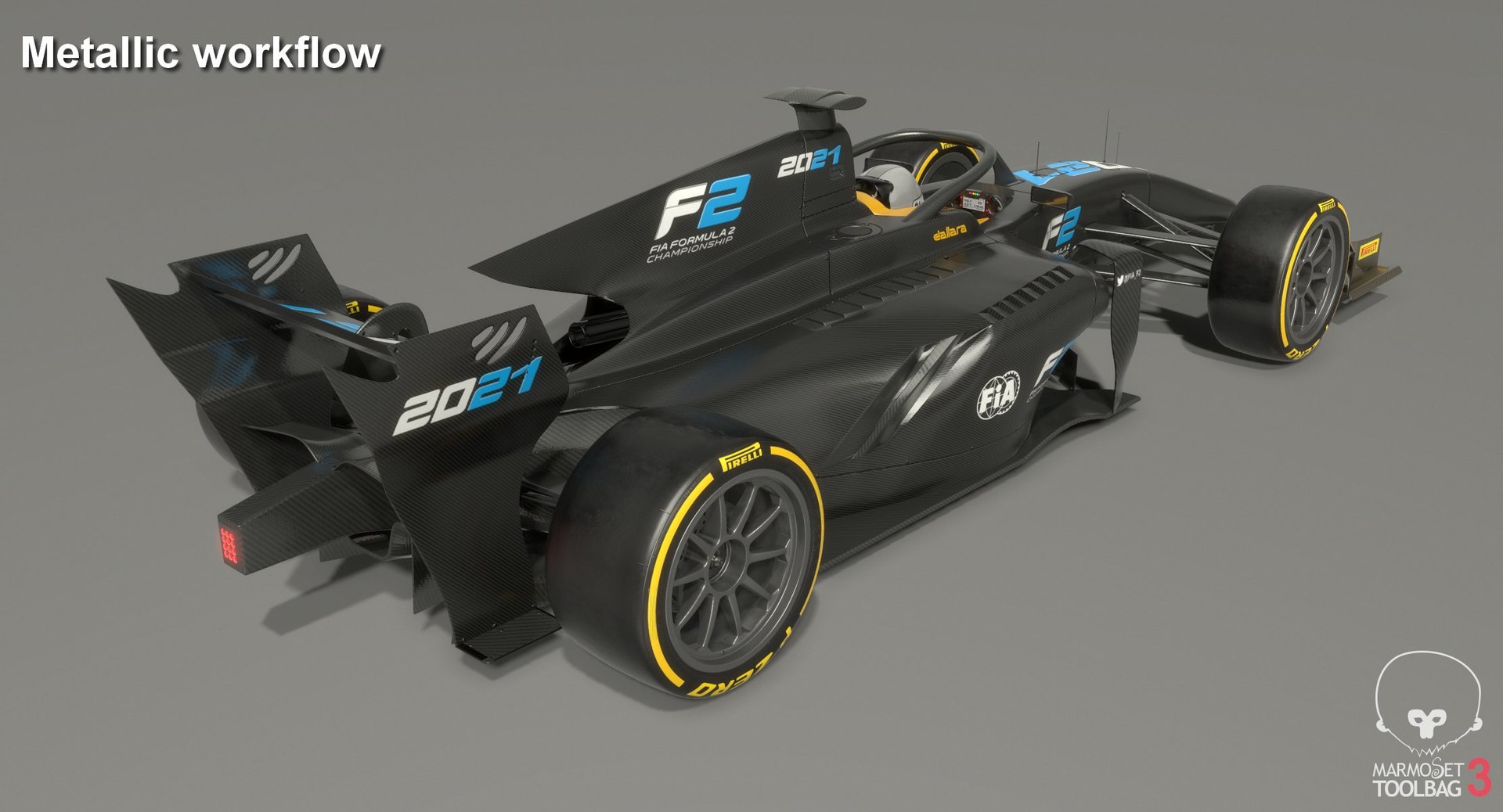 Formula 2 Dallara F2 2021 Carbon 3D Model - TurboSquid 1737067